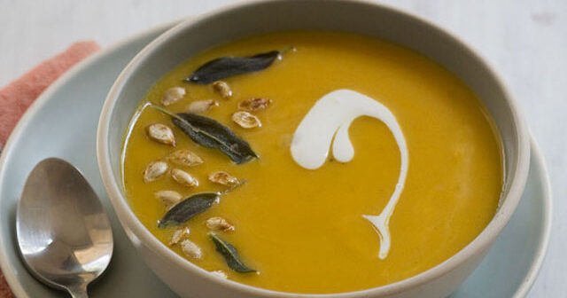 Savor Fall with Curry Sage Butternut Squash Soup | Stories | PBS Food